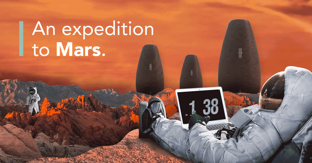 The first coworking expedition to Mars is here!